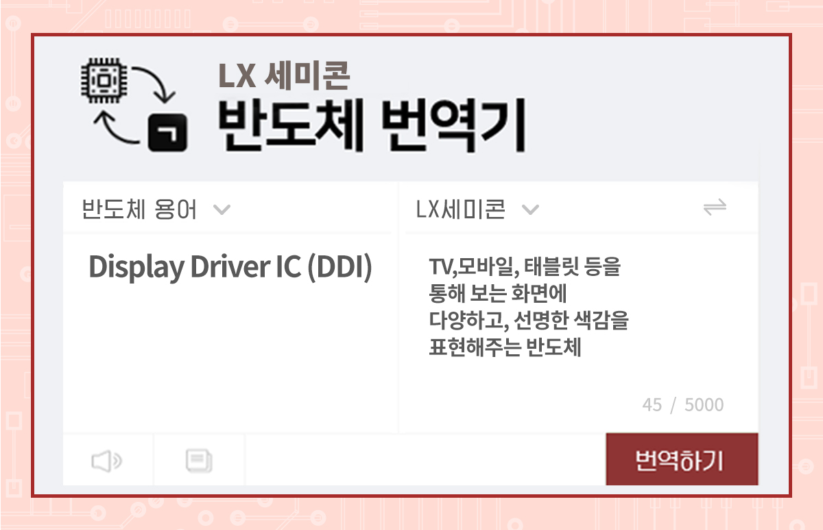 [반도체(體) 번역기] #1 Display Driver IC(DDI), 어렵지 않아요! 쉽게 번역해 드립니다! - LX 세미콘