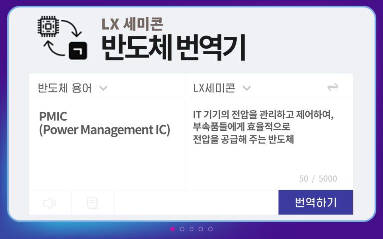 반도체體 번역기 4 It기기의 효율을 높여주는 반도체 전력관리반도체 Pmic Lx 세미콘